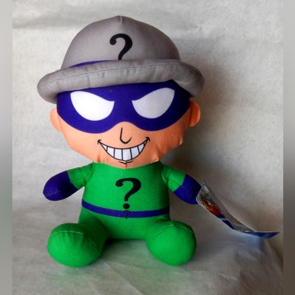 Toys | Dc Comics Justice League The Riddler 9 Inch Plush Doll | Poshmark